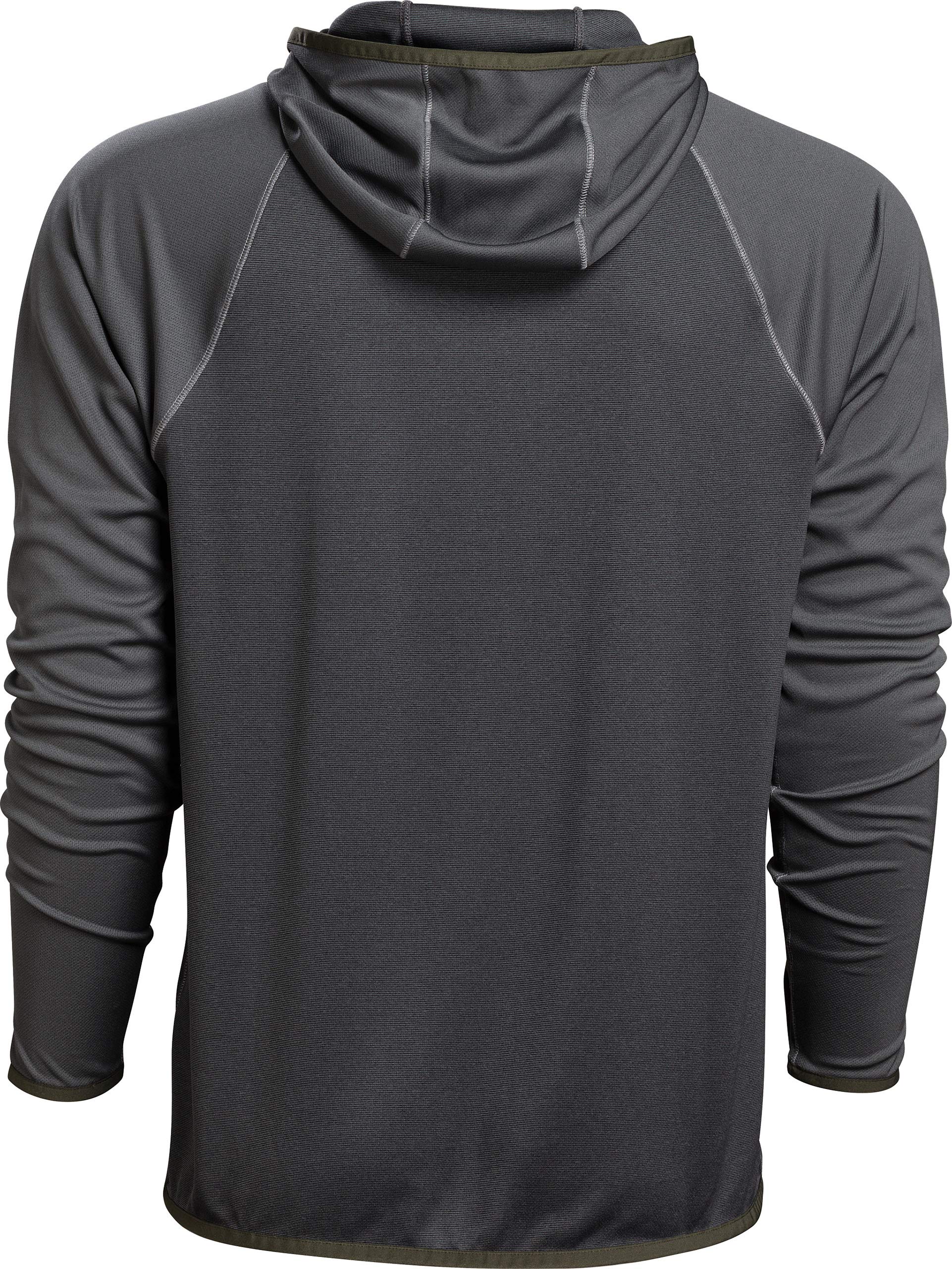 Vortex Optics Weekend Rucker Hooded Long Sleeve Shirt - Charcoal - Large