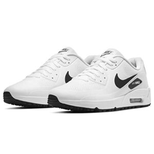 NIKE Men's Golf Shoe, White Black, 9.5 AU