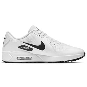 NIKE Men's Golf Shoe, White Black, 9.5 AU