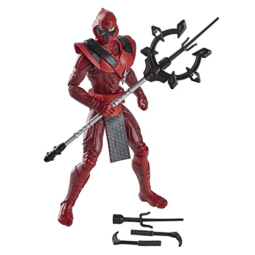 G.I. Joe Snake Eyes Origins Red Ninja Action Figure Collectible Toy with Action Feature and Accessories, Toys for Kids Ages 4 and Up