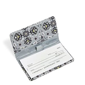 Vera Bradley Women's Cotton Checkbook Cover, Plaza Tile - Recycled Cotton, One Size