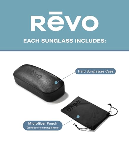 Revo Sunglasses Sierra: Polarized Crystal Glass Lens Filters UV, Small Round Frame, Tortoise Frame with Revo Blue Lens