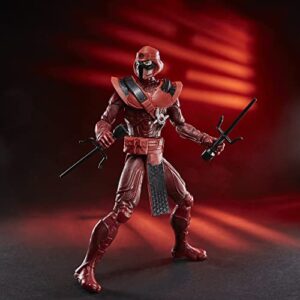 G.I. Joe Snake Eyes Origins Red Ninja Action Figure Collectible Toy with Action Feature and Accessories, Toys for Kids Ages 4 and Up