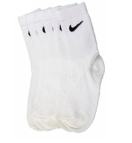 Nike Toddler/Little Boy's Crew Socks 6-Pairs Lightweight, 5-7, 10C-3Y