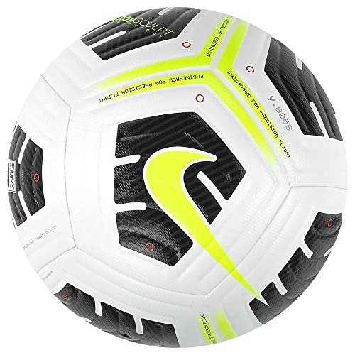 NIKE CU8041-100 Academy Pro Recreational Soccer Ball Unisex White/Black/Volt Size 4