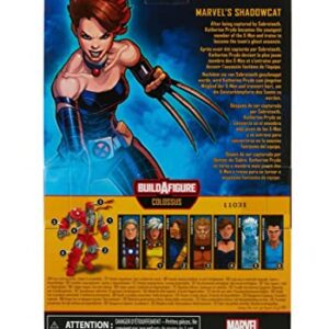 Marvel Hasbro Legends Series 6-inch Scale Action Figure Toy Marvel's Shadowcat, Premium Design, 1 Figure, 4 Accessories, and 1 Build-A-Figure Part