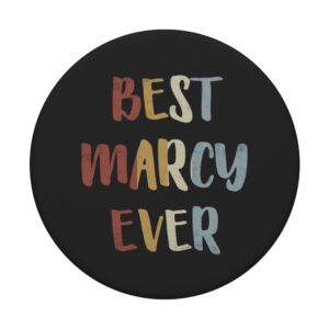 Best Marcy Ever Gray Black First Name PopSockets PopGrip: Swappable Grip for Phones & Tablets