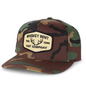 whiskey bent hat co. the rut hat (8-point camo)