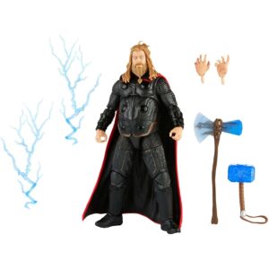 Marvel Hasbro Legends Series 6-inch Scale Action Figure Toy Thor, Infinity Saga Character, Premium Design, Figure and 5 Accessories