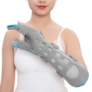 wrist support brace splint, carpal tunnel arm support stroke resting hand splint night immobilizer muscle atrophy rehabilitation for hand for tendinitis sports injuries pain