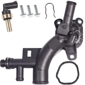 jsdan 902-846 25193922 compatiable with 2011 2012 2013 2014 2015 2016 chevy cruze water outlet 1.4l 11 12 13 14 15 16 sonic trax buick encore engine gm replace 55565334 902846 15-11105