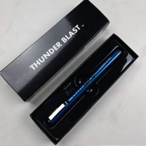 thunder blast oth220 6.25inch tactical pen high power stun gun tazor wmicro usb charger for self defense use only. , blue