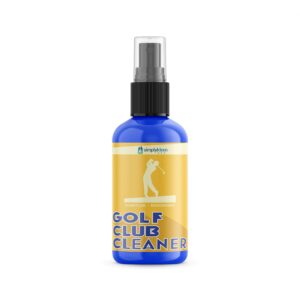 simply kleen usa golf club cleaner for drivers, irons, putters, balls, and grips, all-purpose surface cleaning spray, removes dirt, grass, and sand