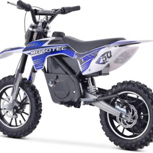 MotoTec 24v 500w Gazella Electric Dirt Bike Blue