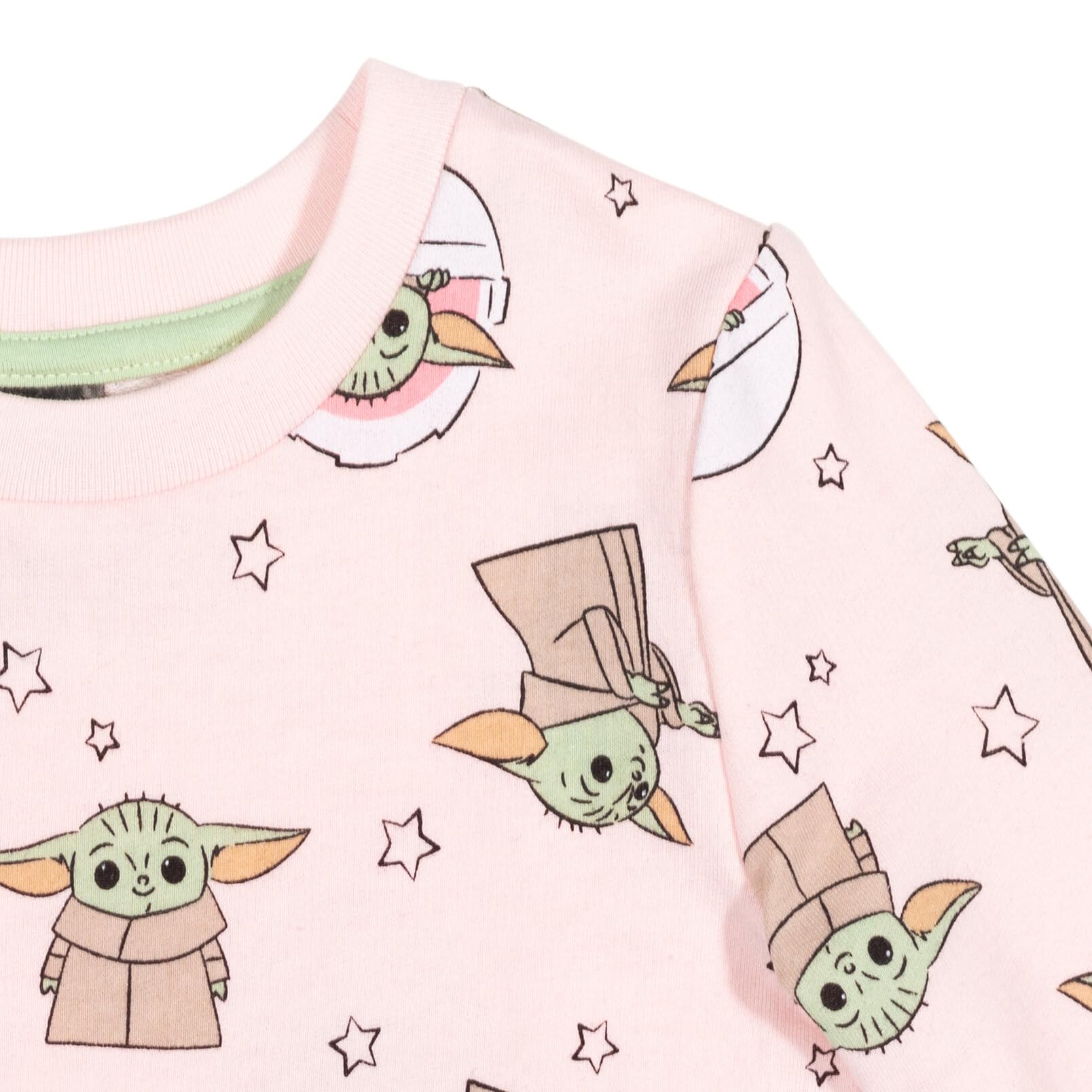 STAR WARS The Child Little Girls Sweatshirt Pink 7-8