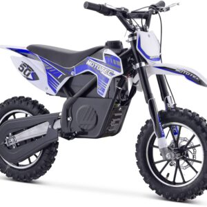 MotoTec 24v 500w Gazella Electric Dirt Bike Blue