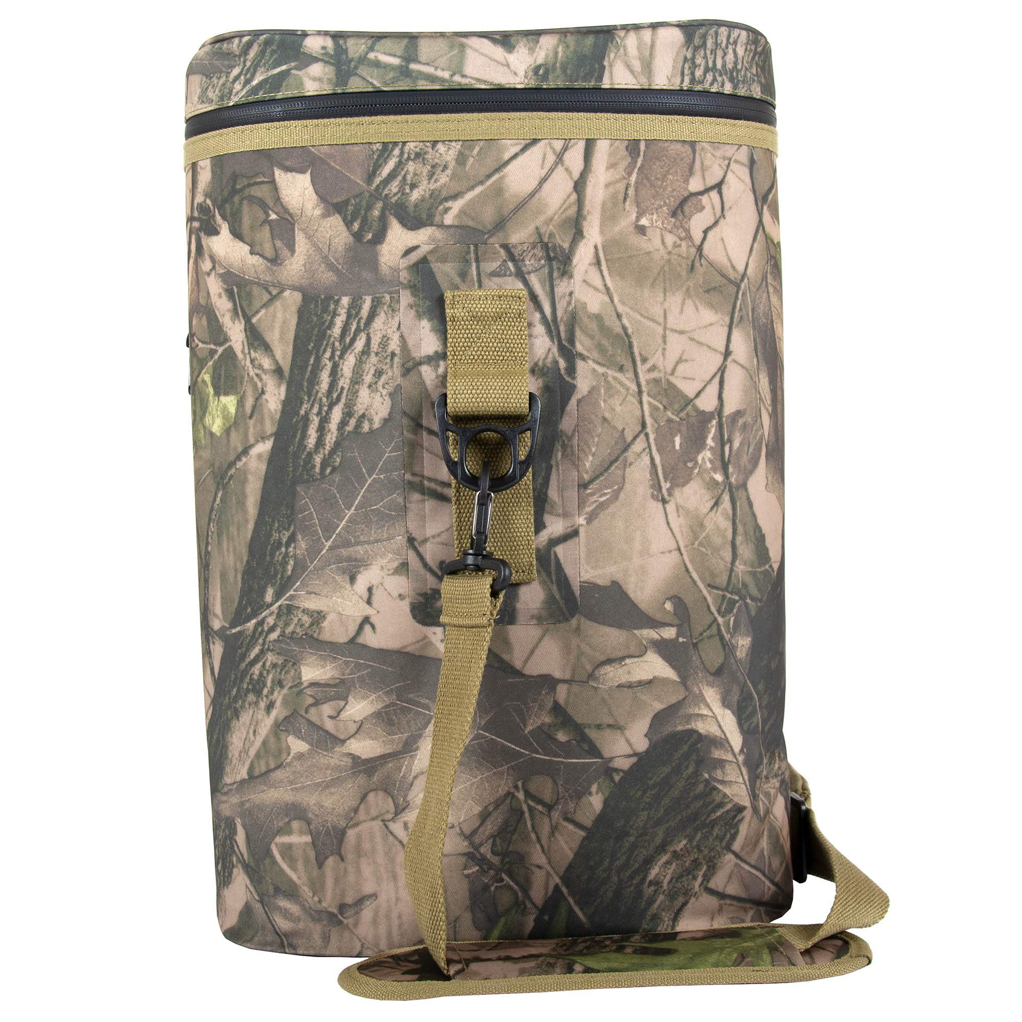 American Outback 48 Can (30L) Glacier Cooler with Accessory Pocket and Welded Seams, 14" x 12" x 17.5", Camo