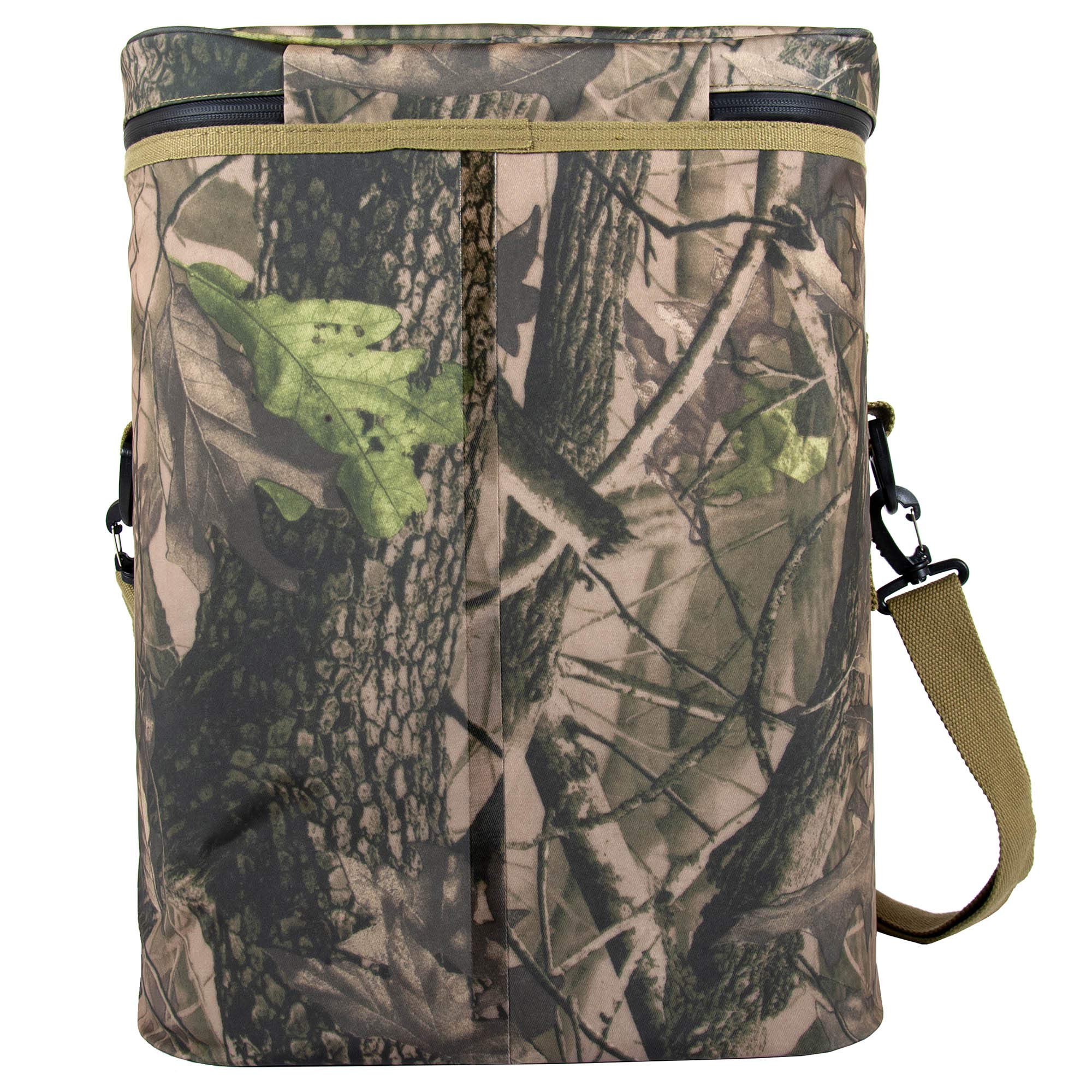 American Outback 48 Can (30L) Glacier Cooler with Accessory Pocket and Welded Seams, 14" x 12" x 17.5", Camo