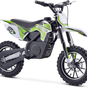 MotoTec 24v 500w Gazella Electric Dirt Bike Green