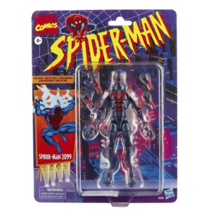 Spider-Man Hasbro Marvel Legends Series 6-inch Scale Action Figure Toy Spider-Man 2099, Premium Design, 1 Figure, and 2 Accessories