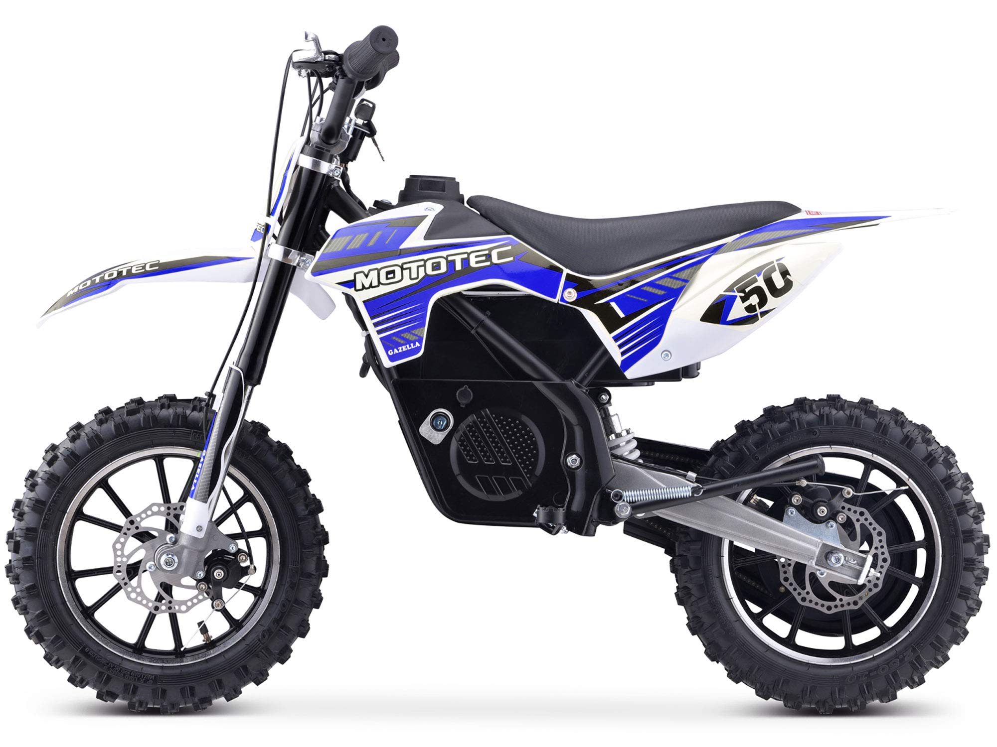 MotoTec 24v 500w Gazella Electric Dirt Bike Blue