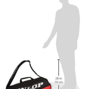 Dunlop Sports 2021 CX Club 6-Racket Tennis Bag, Black/Red