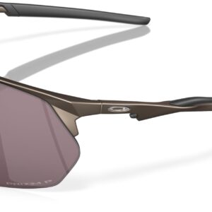 Oakley Men's OO4145 Wire Tap 2.0 Rectangular Sunglasses, Pewter/Prizm Daily Polarized, 60 mm