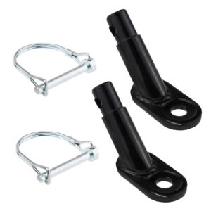 videopup bike trailer coupler,bicycle trailer tow attachment cargo hitch coupler mount adapter for child/pet/cargo (2 packs)