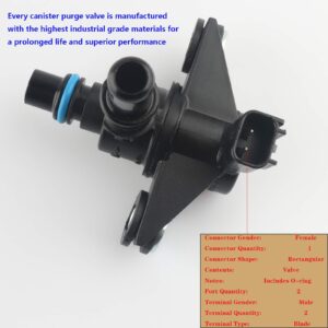 EVAP Evaporative Emissions Vapor Canister Purge Valve Solenoid Assembly CX-2409,AU5Z9C915B,AU5Z-9C915-B Compatible with Ford Explorer, F150, F250 F350 Super Duty, Mustang, Lincoln PV637