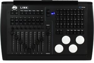 adj products link 4-universe dmx hardware controller