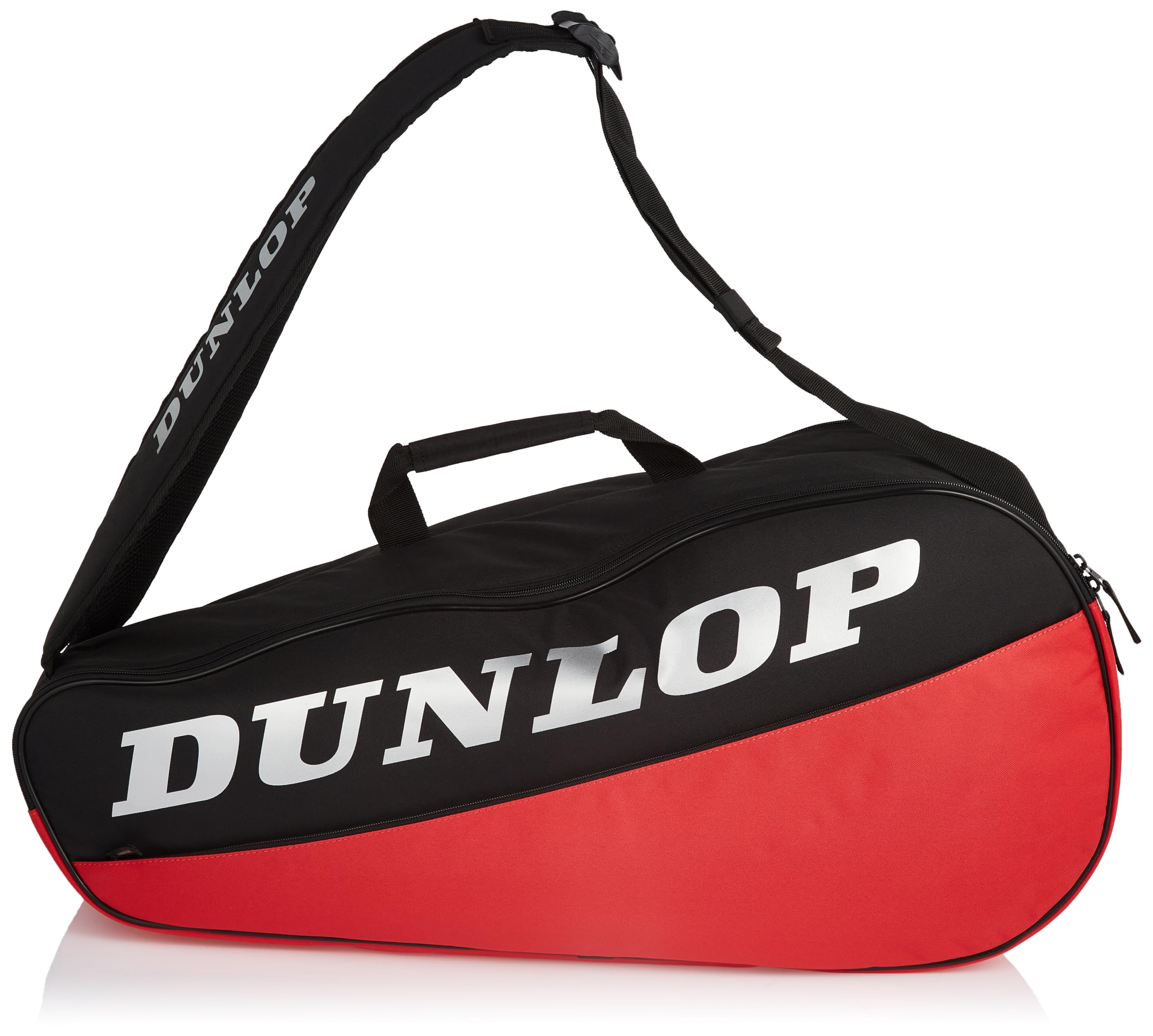 Dunlop Sports 2021 CX Club 6-Racket Tennis Bag, Black/Red