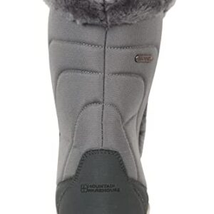 Mountain Warehouse Ohio Womens Snow Boots - Snow Proof Ladies Shoes Light Khaki Womens Shoe Size 8 US