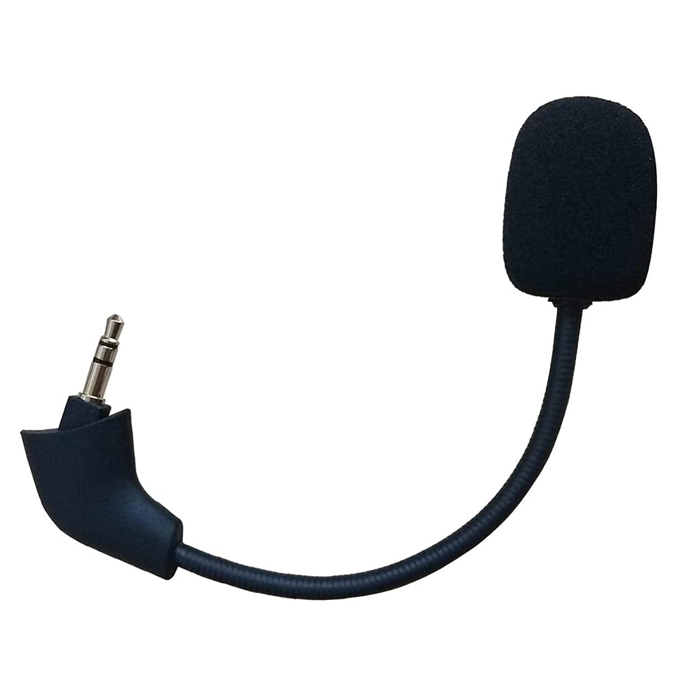 Replacement Game Mic 3.5mm to Microphone Boom Compatible with Kingston HyperX Cloud 2 II Cloud Core Cloud Pro CloudX PS4 Xbox One Nintendo Switch Computer PC Gaming Headsets