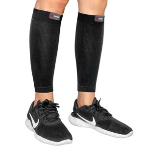 zoyer calf compression sleeves for men and women, footless compression socks support for cycling, fitness, running, leg sleeve brace for shin splints, pain relief, injury recovery and reduces swelling