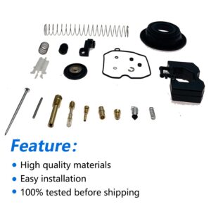 Carburetor Carb Repair Rebuild Kit for Keihin Harley Davidson CV CV40 1200 Softail Sport Sportster Street Super Tour Wide Replace 27421-99C 27490-04