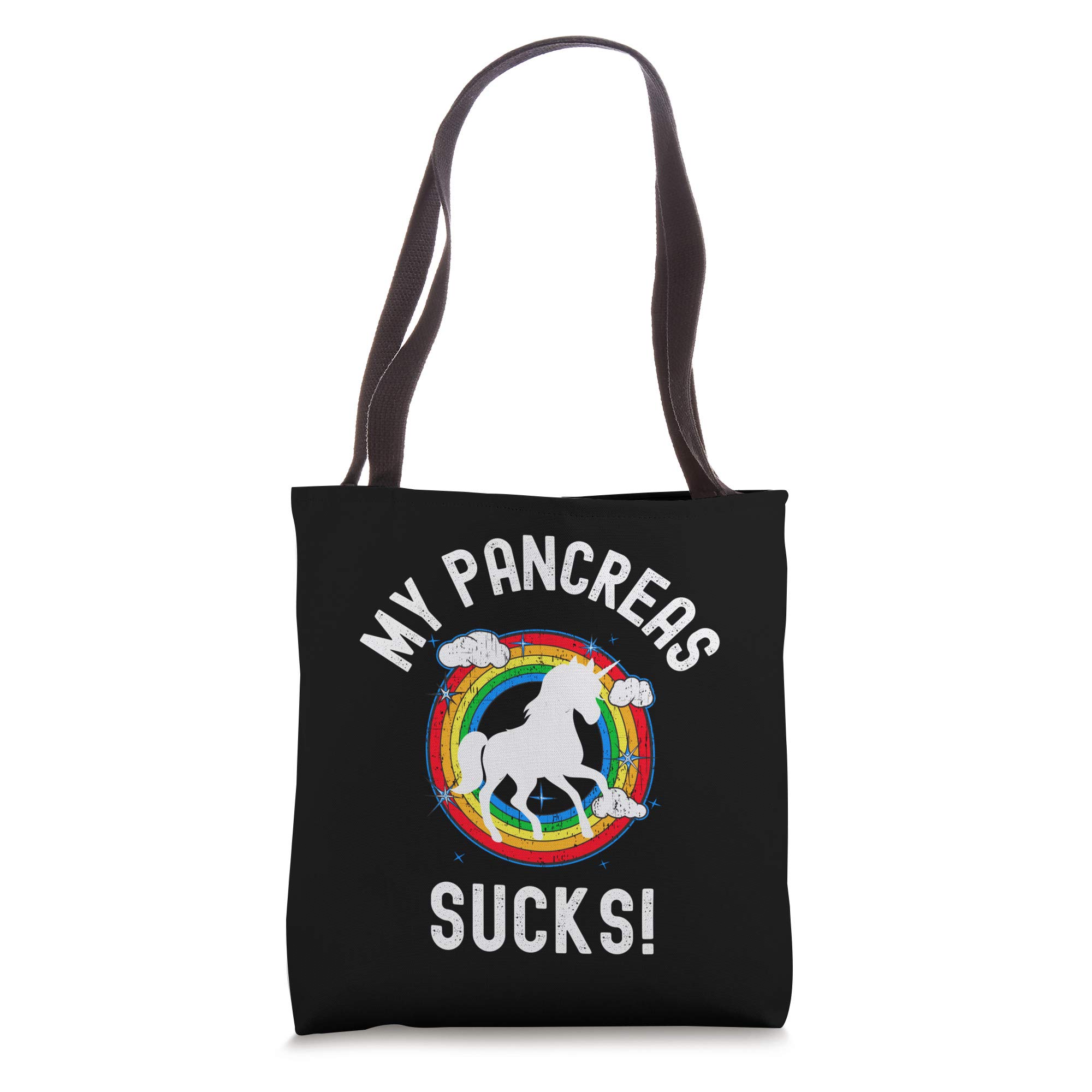 My Pancreas Sucks! Funny Type One Diabetes Diabetic Gift Tote Bag