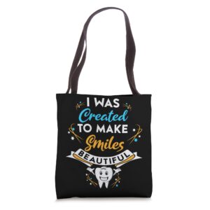 dentist smiles beautiful dental student dentistry gifts tote bag