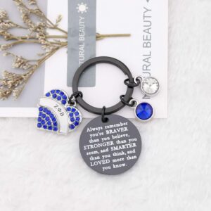 WSNANG Finer Women Keychain Greek Sorority Gift (ZB Black KC)