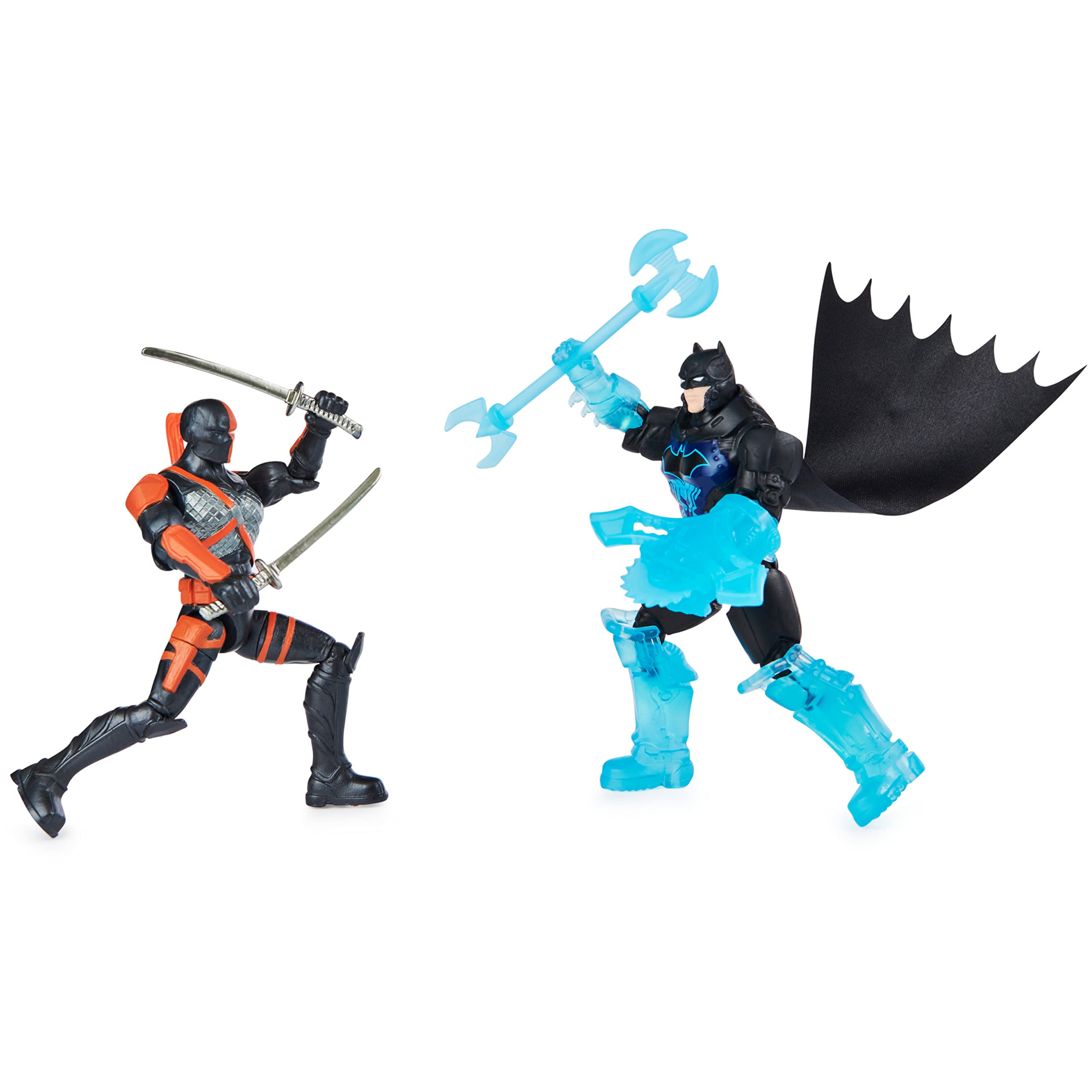 DC Comics Batman Bat-Tech Crawler with 4-inch Exclusive Deathstroke and Batman Action Figures, Includes 12 Accessories, Kids Toys for Boys Ages 3 and Up