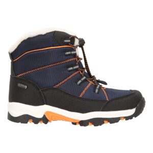 Mountain Warehouse Comet Kids Waterproof Snowboots -Warm Winter Shoes Navy Kids Shoe Size 13 US