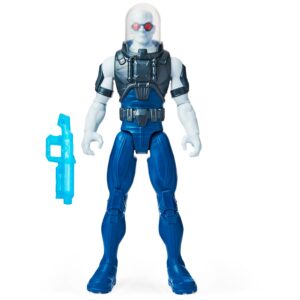 batman 12-inch mr. freeze action figure with blaster accessory, kids toys for boys aged 3 and up