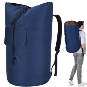 laundry bag backpack extra large, 115l laundry backpack with padded shoulder strap, sturdy travel laundry bag, hanging laundry bag for college dorm, apartment, laundry backpack bag