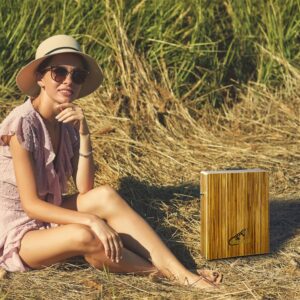 GECKO Travel Cajon Box Drum-Wooden Percussion Box Musical Instrument Cajon Box Drum Basic Box Drum with Carrying Bag