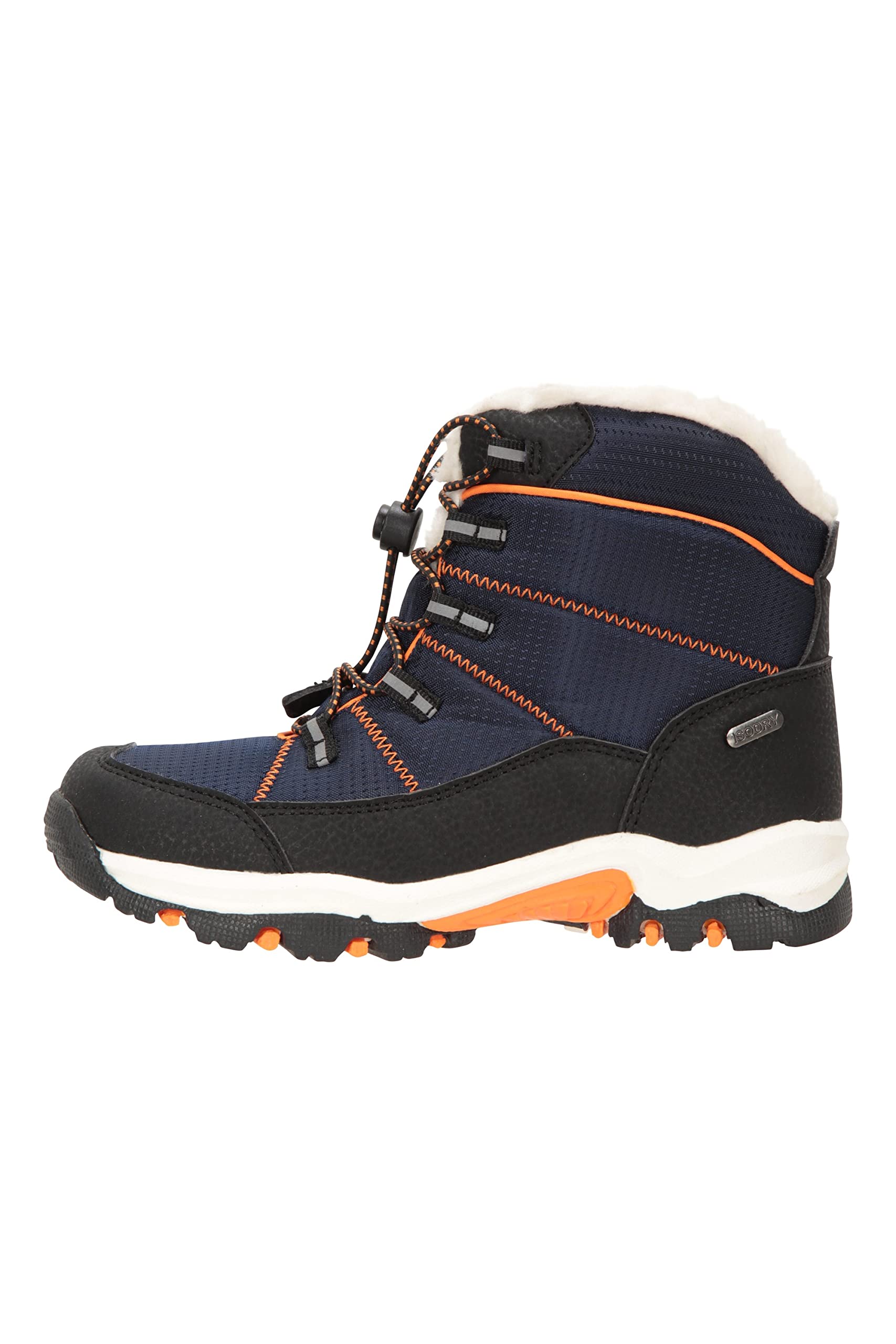 Mountain Warehouse Comet Kids Waterproof Snowboots -Warm Winter Shoes Navy Kids Shoe Size 13 US