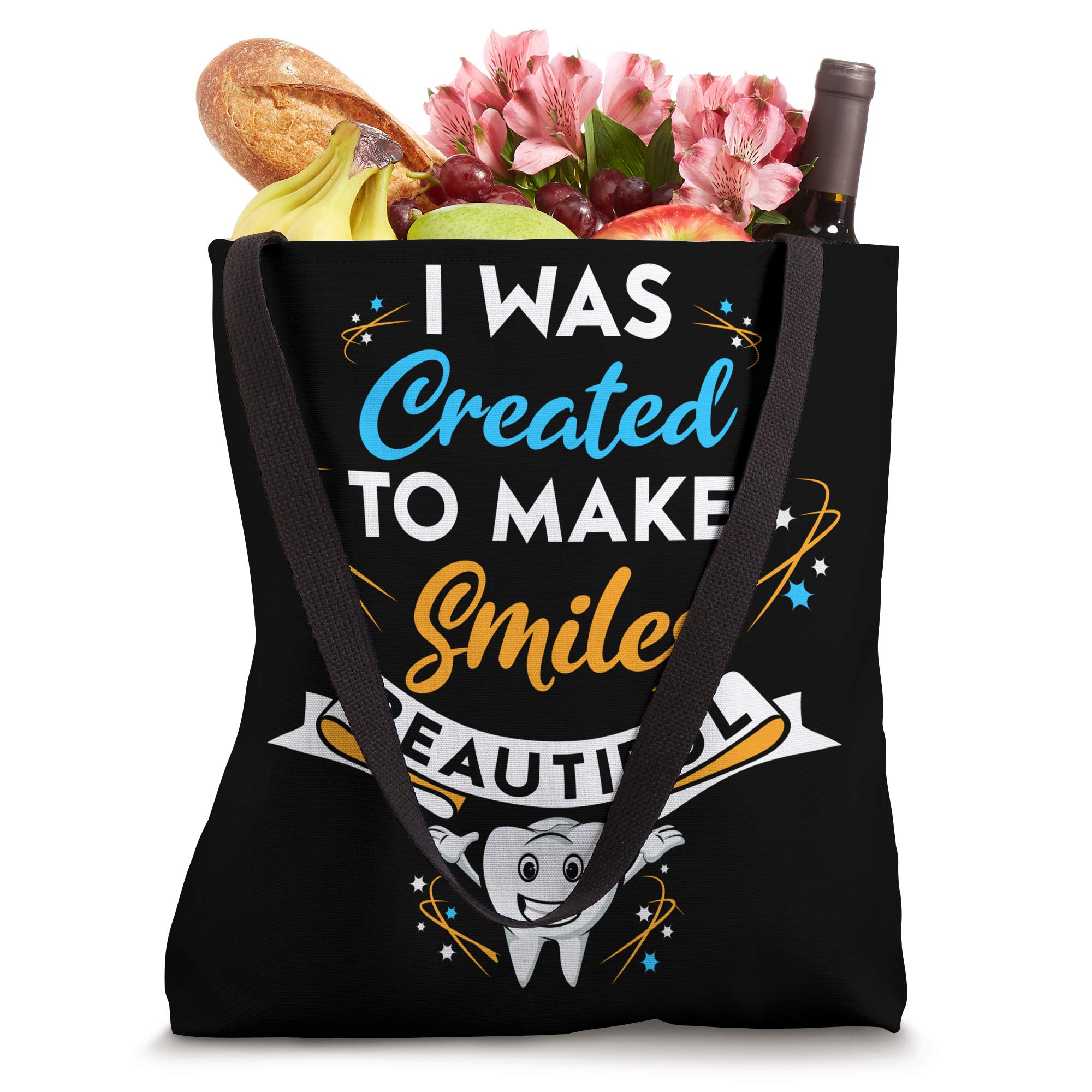 Dentist Smiles Beautiful Dental Student Dentistry Gifts Tote Bag