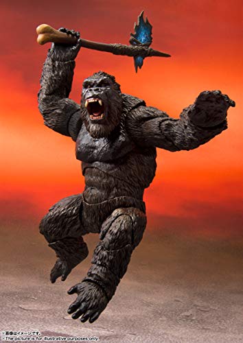 TAMASHII NATIONS - Godzilla VS. Kong - Kong from Movie Godzilla VS. Kong (2021), Bandai Spirits S.H.MonsterArts Action Figure