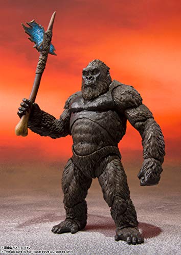 TAMASHII NATIONS - Godzilla VS. Kong - Kong from Movie Godzilla VS. Kong (2021), Bandai Spirits S.H.MonsterArts Action Figure