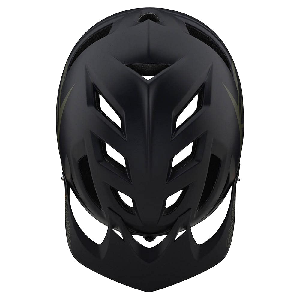 Troy Lee Designs Adult|All Mountain|Mountain Bike Half Shell A1 Helmet Drone (Navy/Olive, XS)