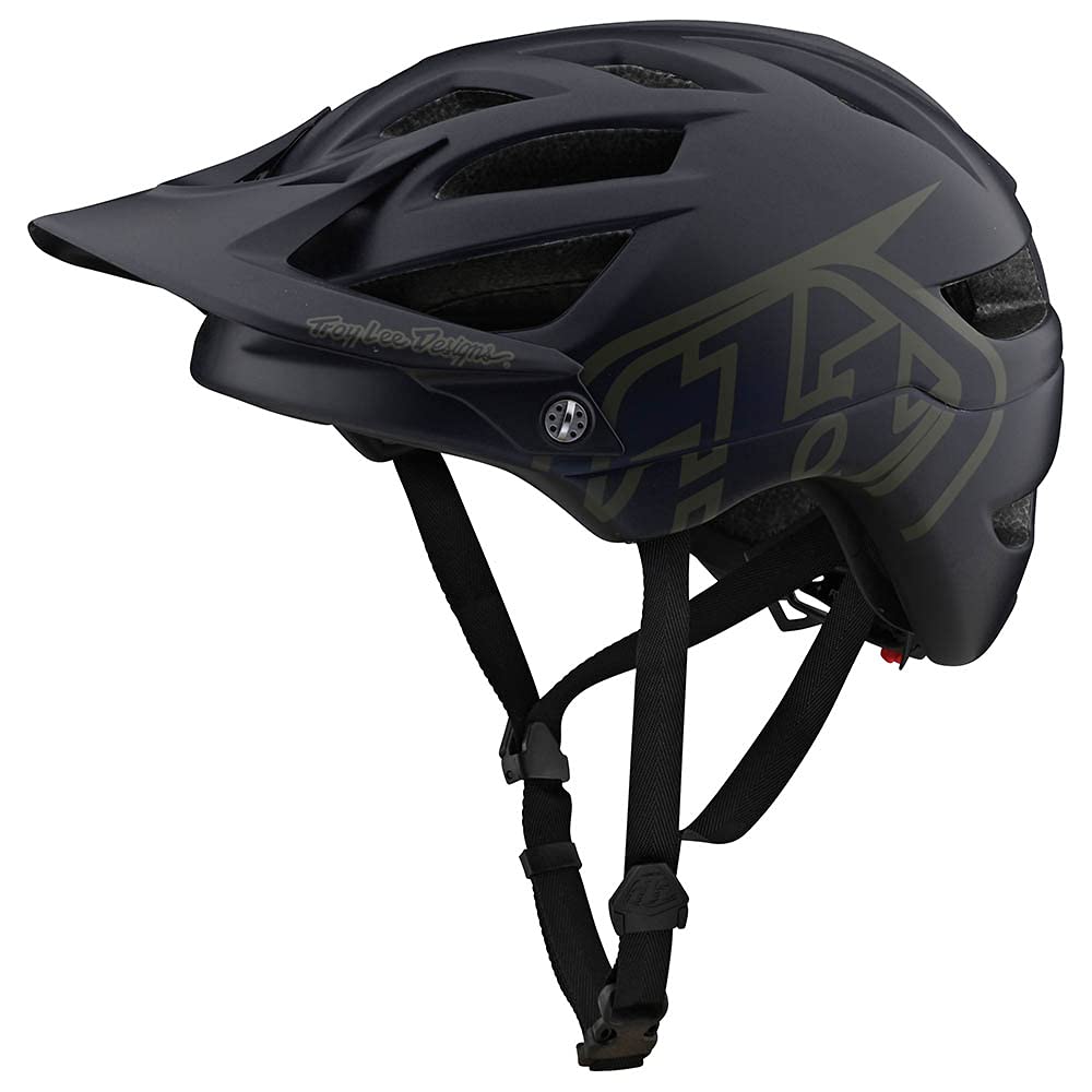 Troy Lee Designs Adult|All Mountain|Mountain Bike Half Shell A1 Helmet Drone (Navy/Olive, XS)