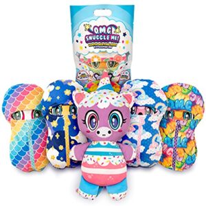 scentco omg snuggle me! bedtime buddies (sleeping bag series), scented surprise collectible 10 inch plush toys (mystery blind bag)